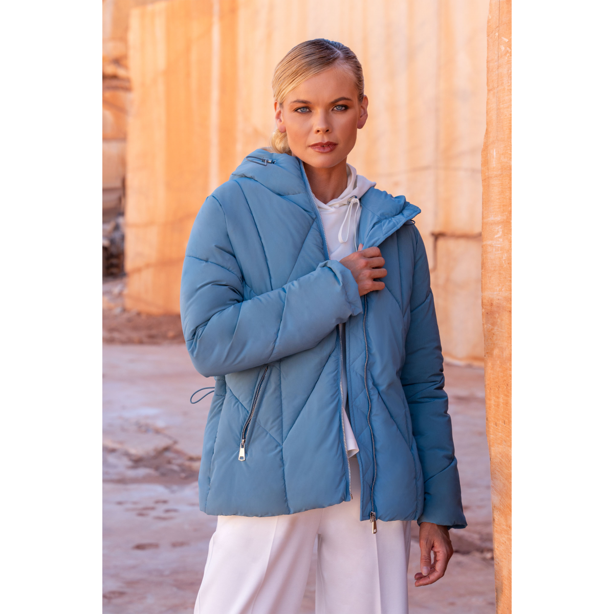 Waterproof short padded jacket - OI23SN97203114 | Ferrache